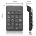 18 Keys Wireless Bluetooth Numeric Keypad Extensions Numpad Keyboard ...