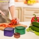 Portion Control Containers- 7 Piece Color Coded Food Storage Set – BPA ...