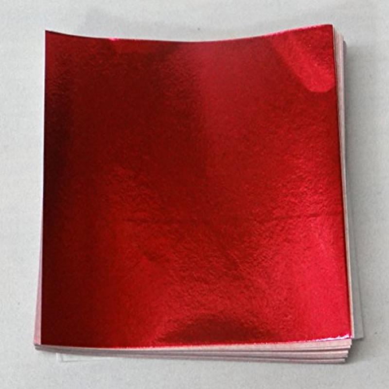 4" x 4" Red Confectionery Foil Wrappers Candy Wrappers Candy Making ...