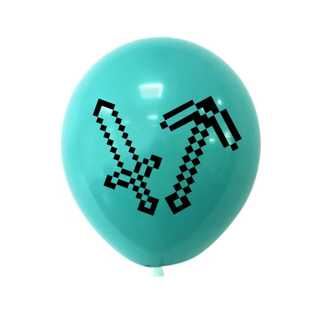 Minecraft globos Minecraft fiesta de cumpleaños globos de papel de ...