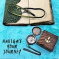 NauticalMart Brass Compass Unique Print 'Trust in The' Engraved Compass ...