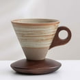 B Stylish Tapered Mug With Crescent Handle, 200Ml Ceramic Cup And ...