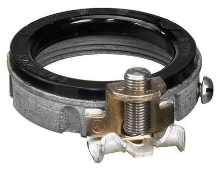 Oz-Gedney BLG-0504, 1/2"", Steel, Insulated, Threaded, Grounding ...