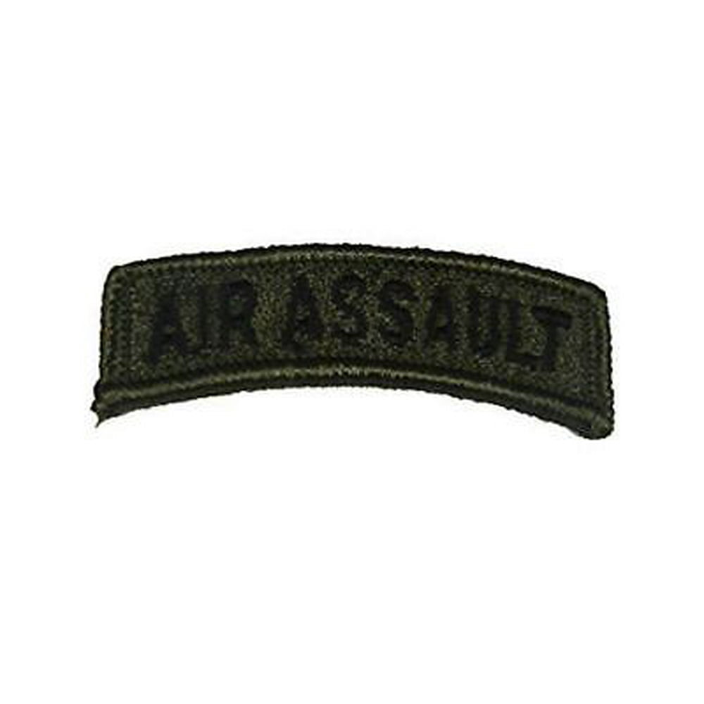 US ARMY AIR ASSAULT TOP ROCKER TAB PATCH OD GREEN VTOL DOPE ON A ROPE ...