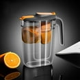 SDJMa Refrigerator Kettle, Fruit Infuser Pitcher with Removable Lid ...