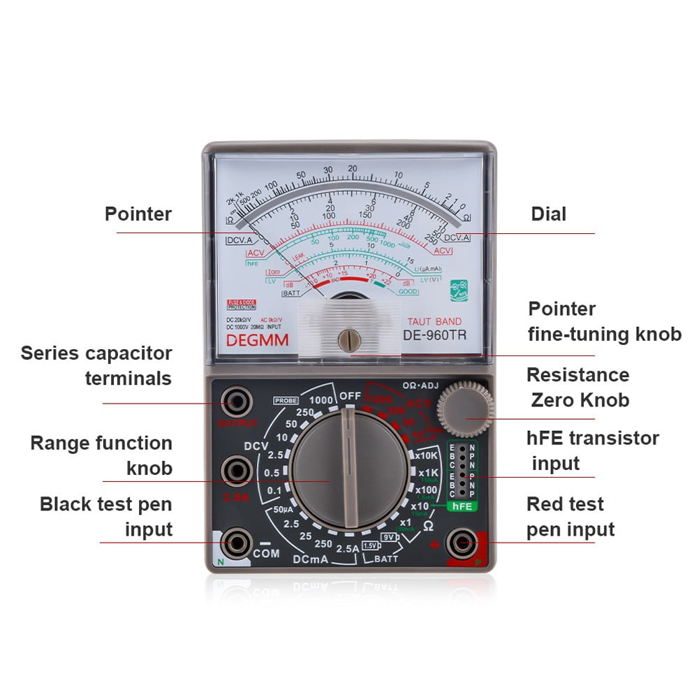 Analog Multimeter Parts