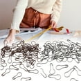 100Pcs Colorful Safety Pin Crochet Stitching Marker Gourd Shape Metal ...