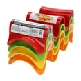 Mainstays 4-Piece Taco Holder Multicolor Support 2 or 3 Tacos ...