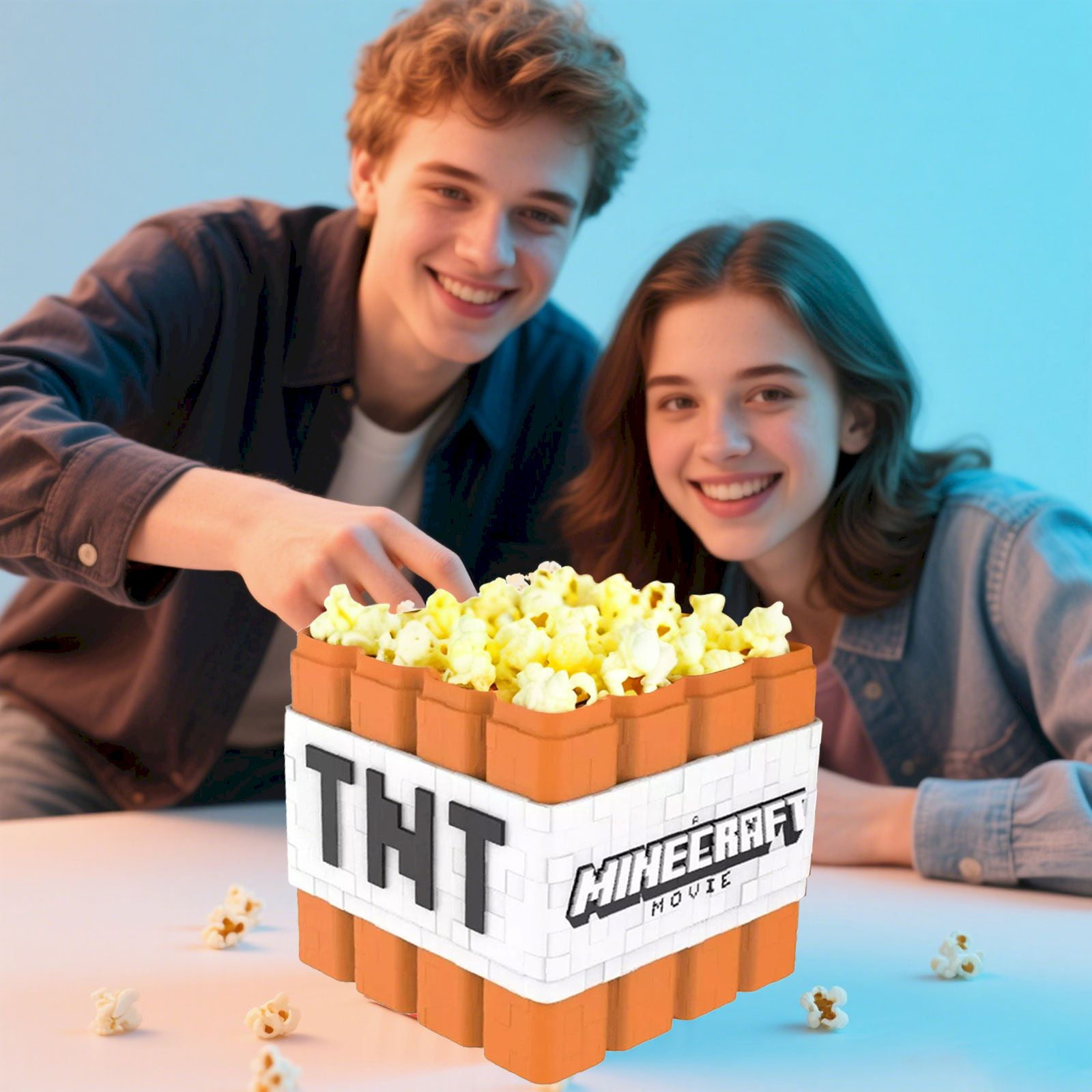 Rare New 2025 Minecraft Movie TNT Dynamite Popcorn Bucket Cinemark NEW ...