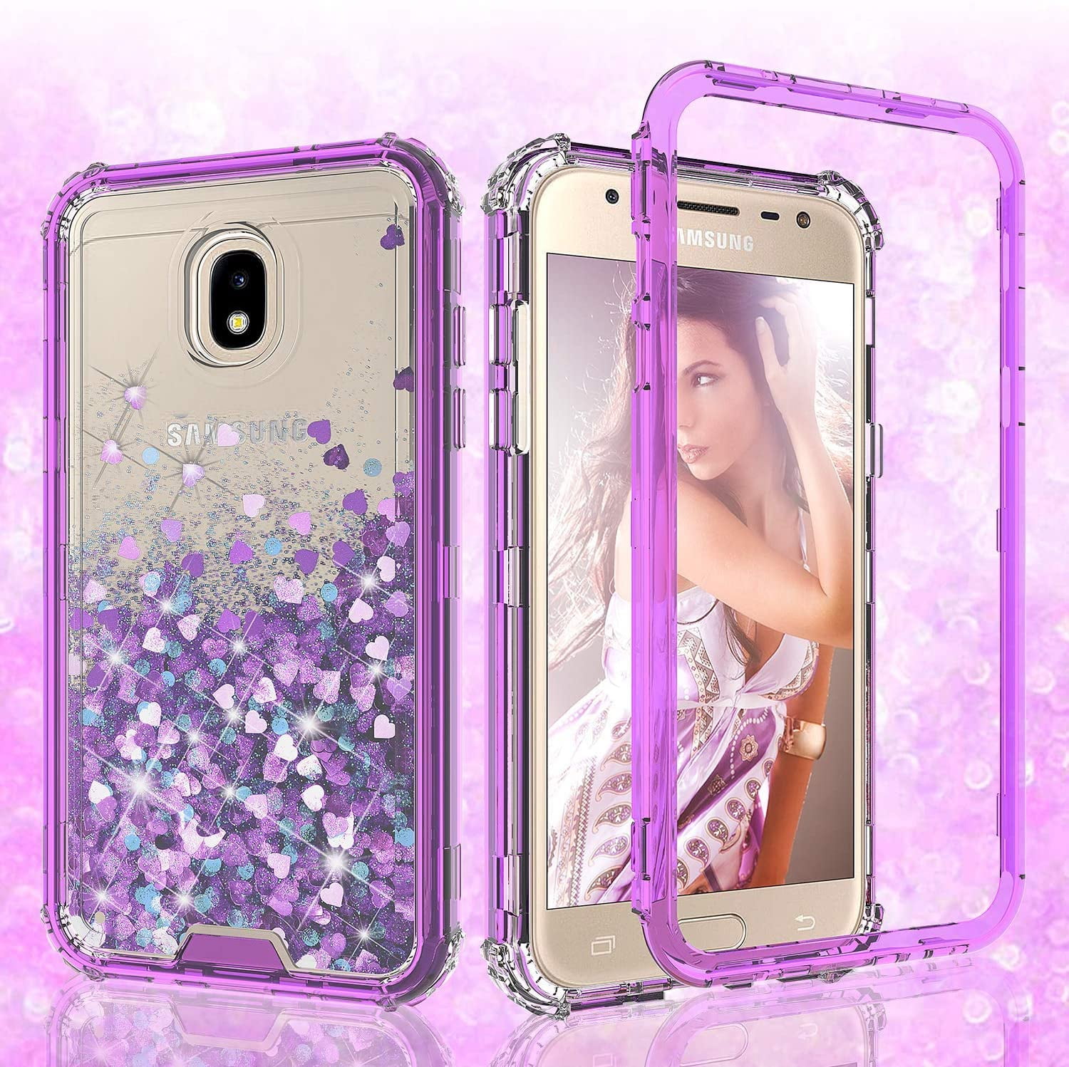 Ring Kickstand Glitter Cute Bling Girls Diamond Sparkly Case for ...
