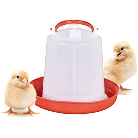 Plastic Chicken Waterer, Poultry Feeder, Waterer Feeder with Handle ...