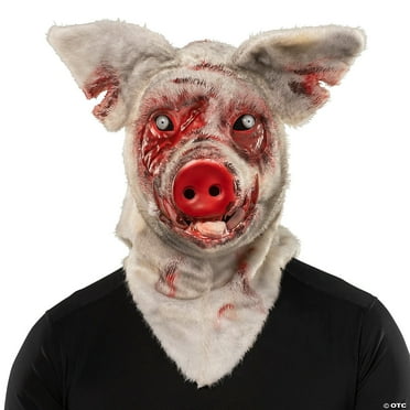 Morris Costumes Scarecrow Pig Mask - Walmart.com