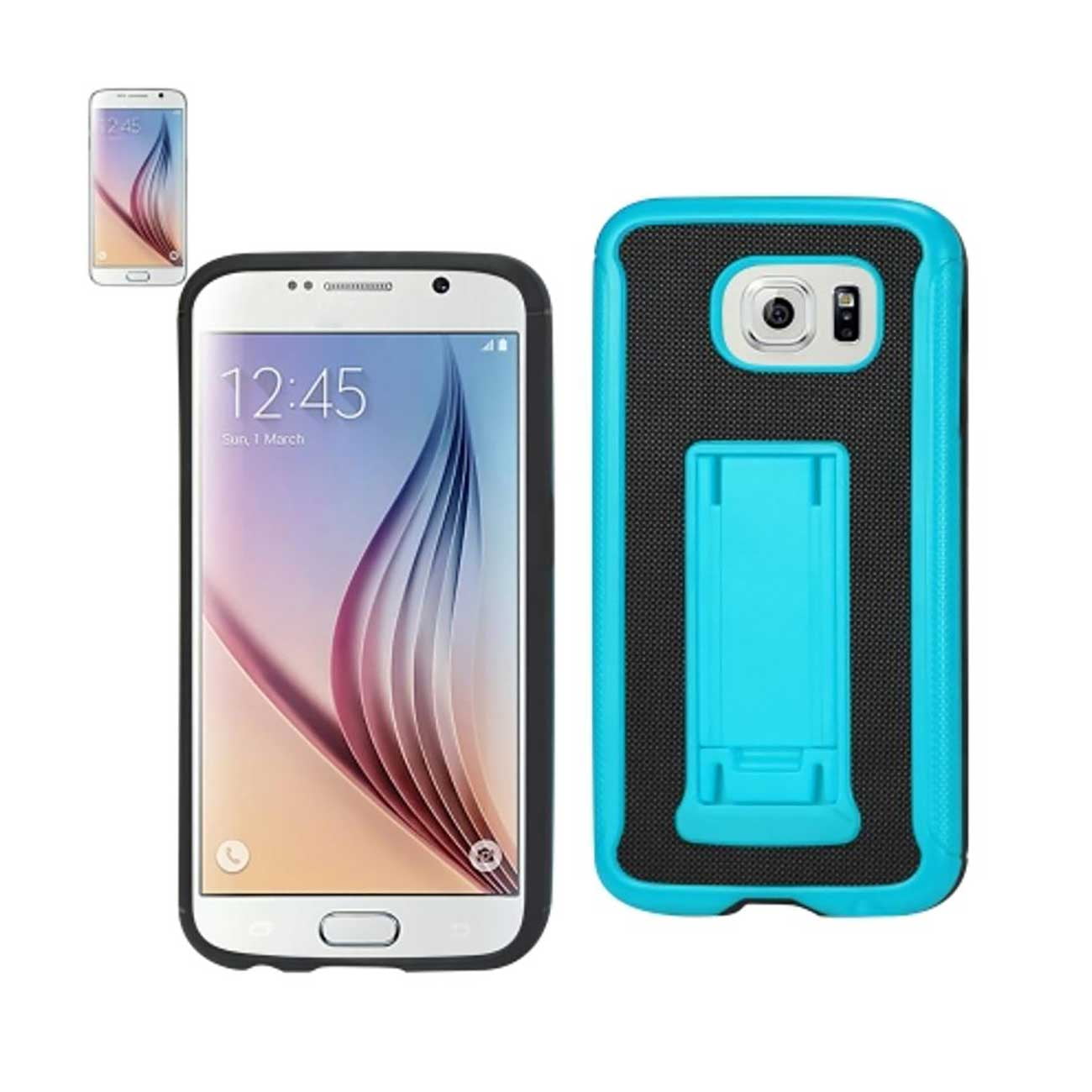 Samsung Galaxy S6 Hybrid Heavy Duty Case With Vertical Kickstand In ...