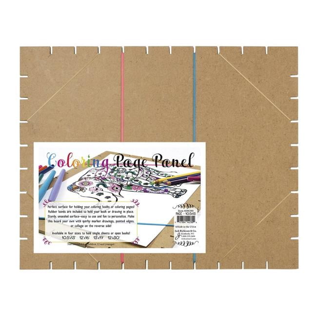 Jack Richeson Coloring Page Panel Board - 10-1/2'' x 13'' - Walmart.com