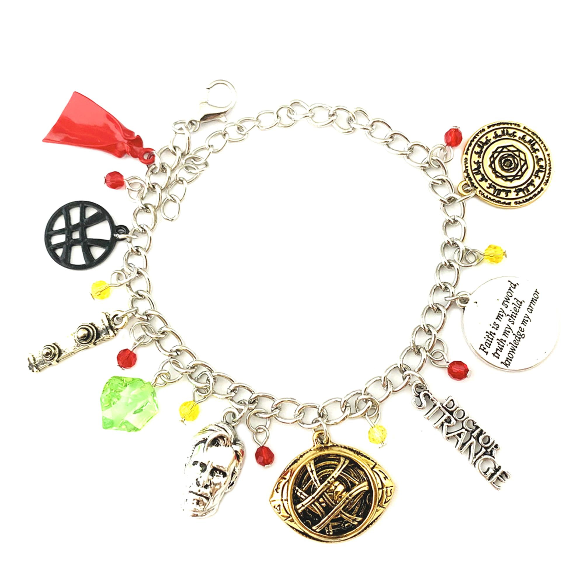 Doctor Strange Superhero Comic Movie Fashion Silvertone Novelty Charm ...