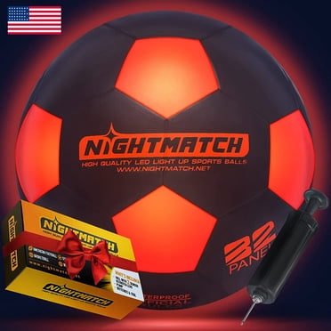 Glow in The Dark Soccer Ball Official Size 4 - Walmart.com