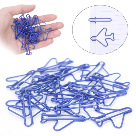 Fyydes Airplane Shape Paperclip,20PCS Multifunctional Mini Metal ...