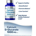 Horbaach Calcium D Glucarate 1000mg, 120 Capsules, Supports Detox and ...