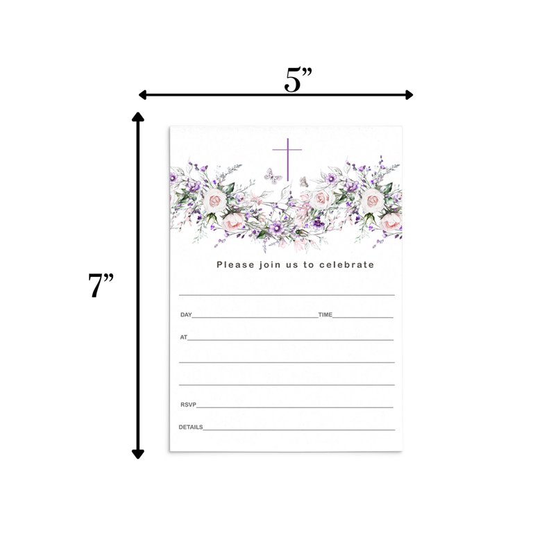 Free Baptism Invitation Templates Printable