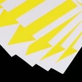 Uxcell 4x1" Arrow Sticker Directional Sign Adhesive Removable Floor ...