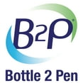 Pilot B2P Bottle-2-Pen Retractable Gel Roller Pens, Fine Point, Black ...