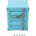 banborba Industrial Wind Bedside Table, End Tables, Container Style ...