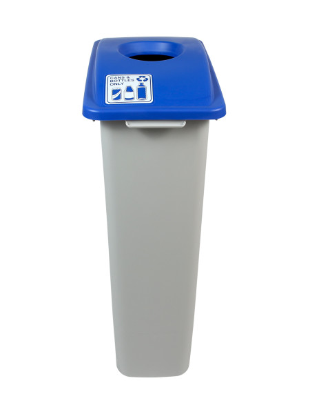 Busch Systems Waste Watcher Recycling Bin - Single Stream 23 G - Circle ...