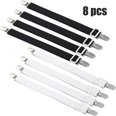 2pcs/set Sheet Bed Suspenders Adjustable Crisscross Fitted Sheet Band ...