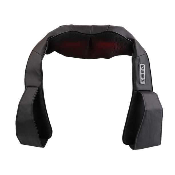 Shiatsu Kneading Neck Back Shoulder Massager Heat Magic Lumbar Support ...