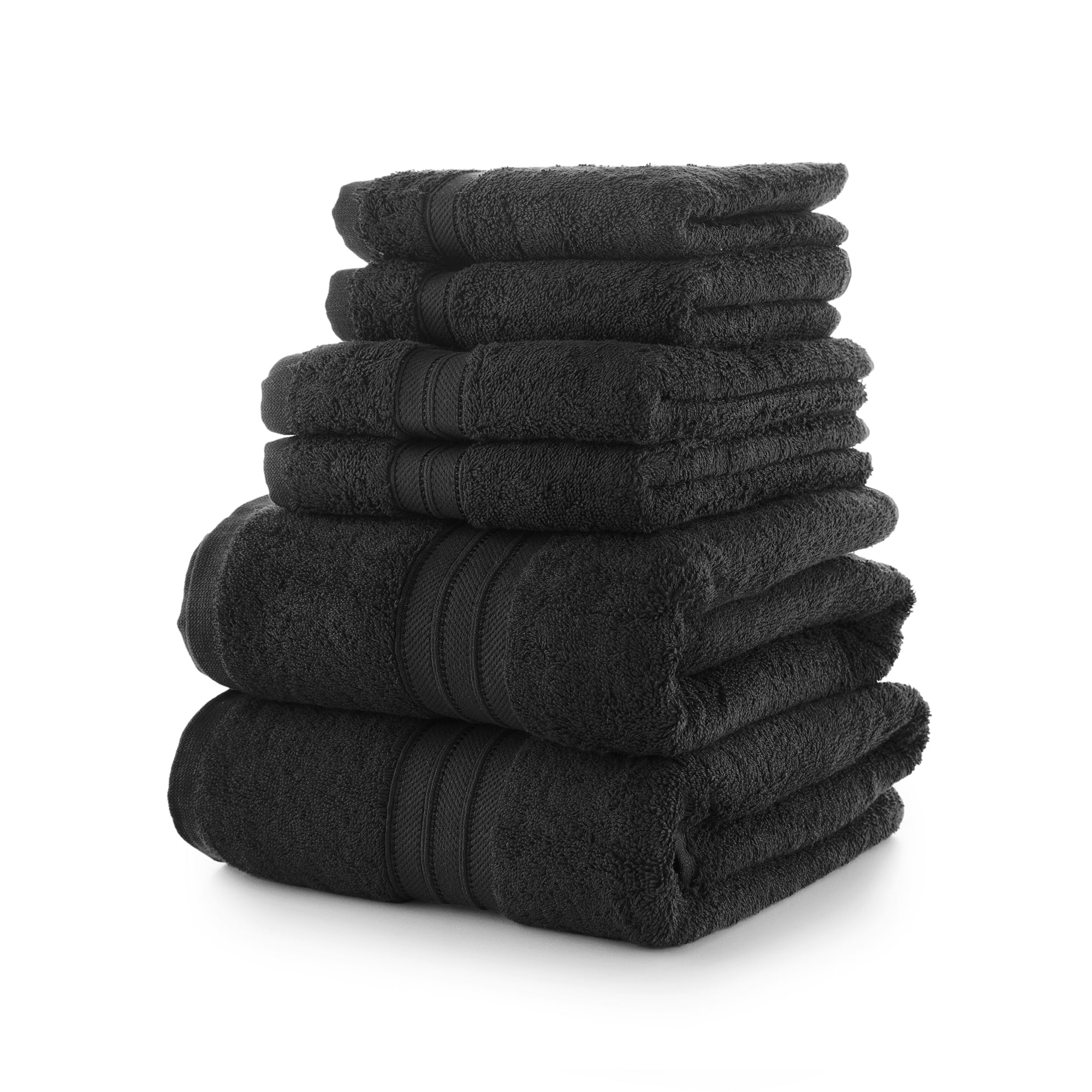 Mainstays Performance Solid 6-Piece Bath Towel Collection - Fuchsia ...