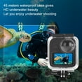 QKOO 45m Underwater Waterproof Housing Diving Case for GoPro MAX, with ...