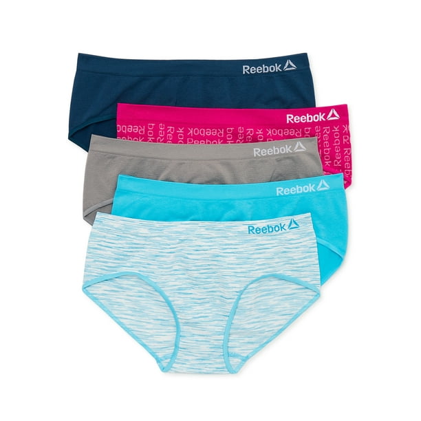 Reebok Girls Seamless Hipster Panties, 5-Pack - Walmart.com