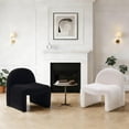 Casa Pura Furniture Mid-Century Modern Accent Chair, Teddy Velvet ...