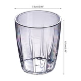 Shatterproof Wine Glass 280ml Unbreakable Water Tumblers Acrylic ...