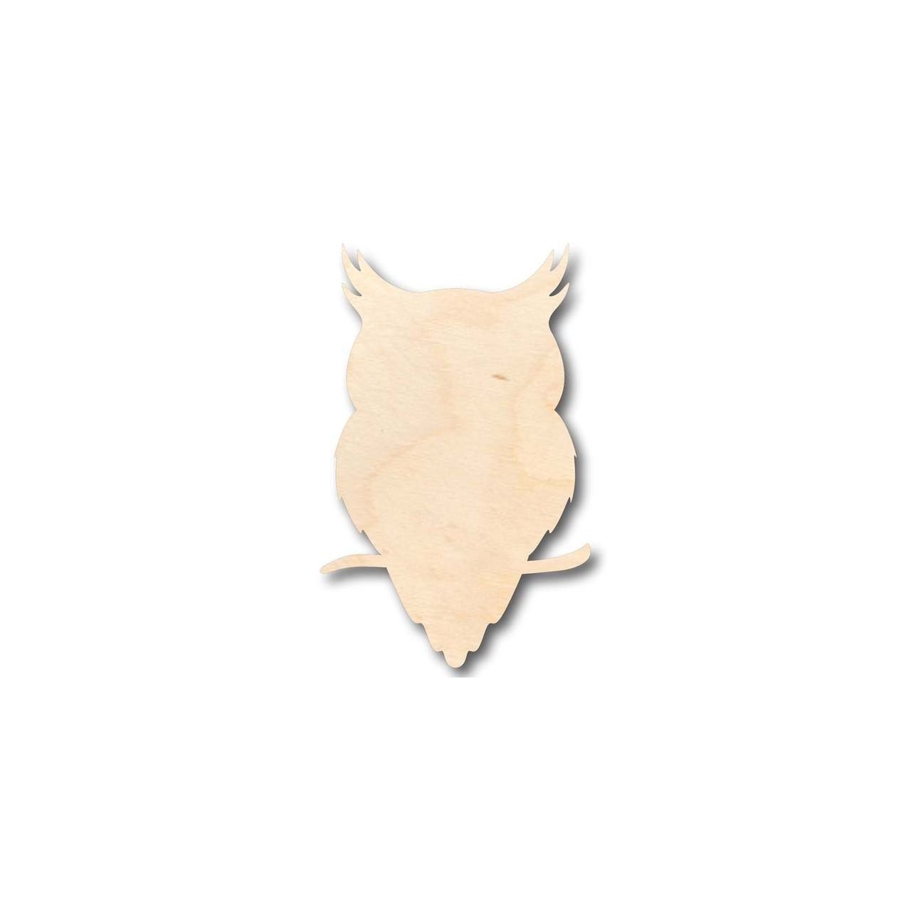 Unfinished Wood Owl Shape - Animal - Wildlife - Craft - up to 24" DIY 8 ...