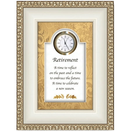 Retirement Framed Sentiment w/Clock (8x6mm) | Walmart Canada