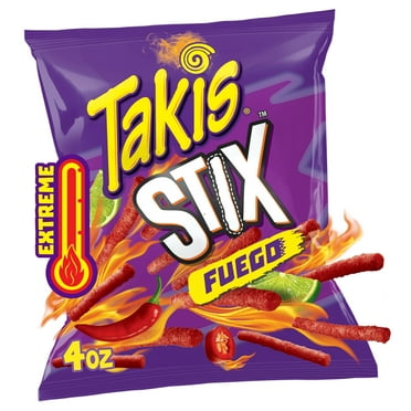 Takis Fuego Duos 3 oz Snack Size Bag, Hot Chili Pepper, Lime ...