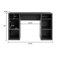 Mainstays 4-Cube Storage Desk, Black - Walmart.com