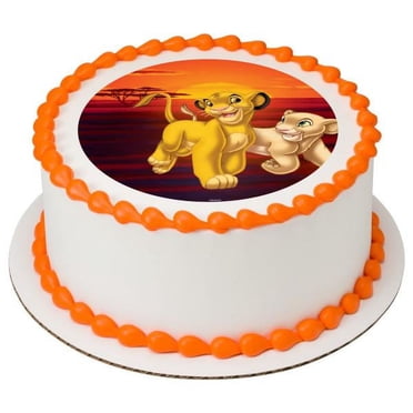 The Lion King Simba Edible Cake Topper Image - Walmart.com