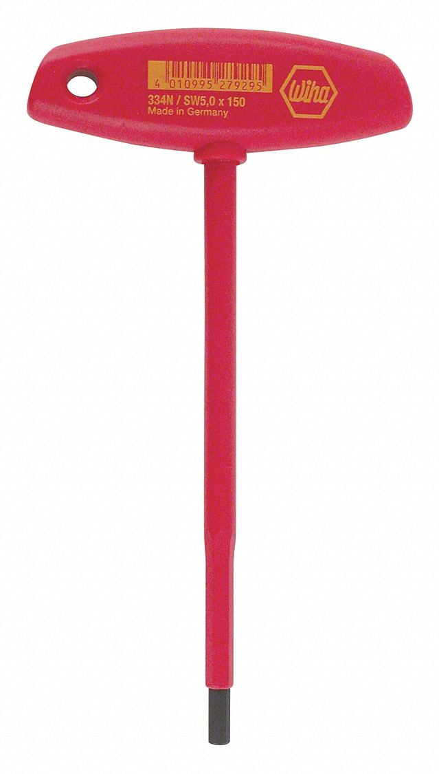 Wiha Hex Key,T Shape,Metric,4" L Handle 33449 - Walmart.com