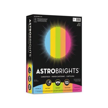 Astrobrights Color Cardstock, Pulsar Pink, 8.5" x 11", 250 Count ...