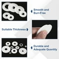 25Pcs M6 Nylon Flat Washers Plastic Washer 6mm ID 25mm OD 2mm Thick ...