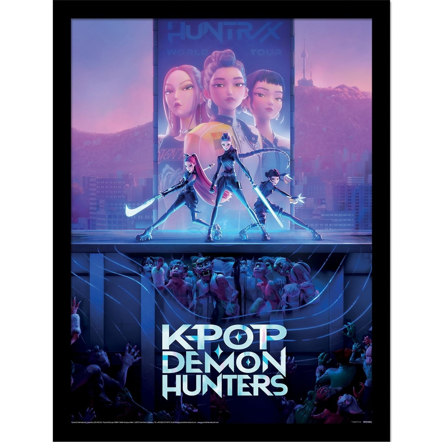 Click here for Kpop Demon Hunters K-Pop Demon Hunters Key Art Fra... prices