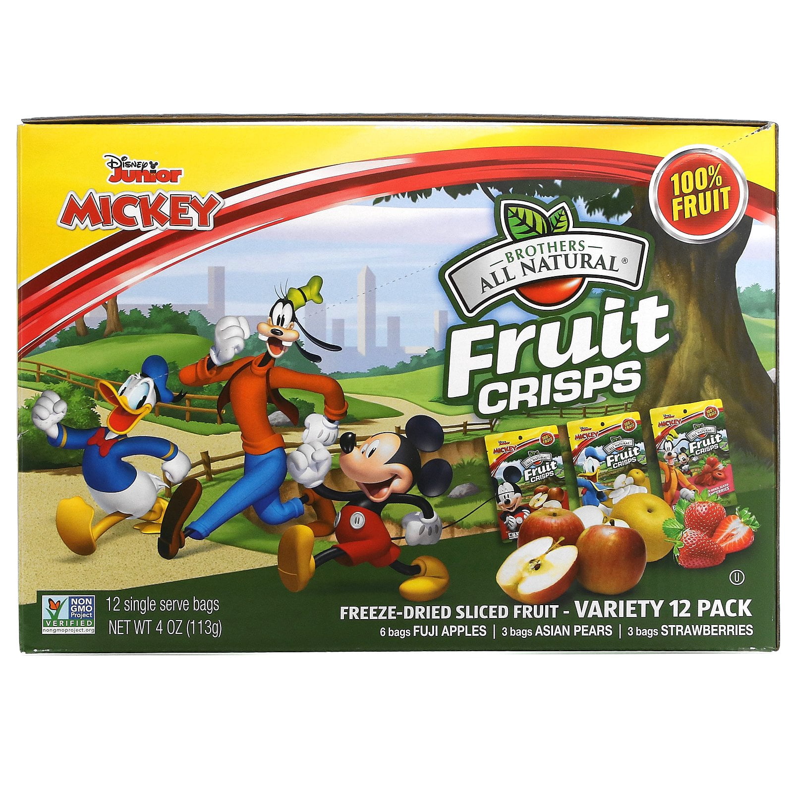 Brothers-All-Natural Disney Junior, Fruit Crisp, Freeze Dried Sliced ...