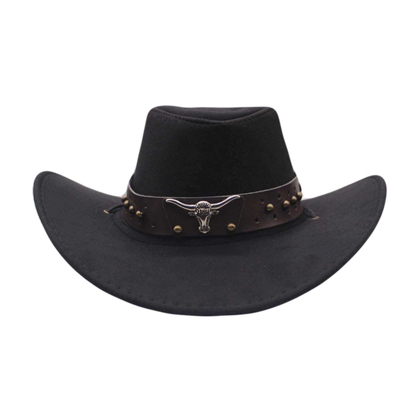 Click here for Fgnfyis Mens Western Cowboy Style Hat Jazz Style B... prices