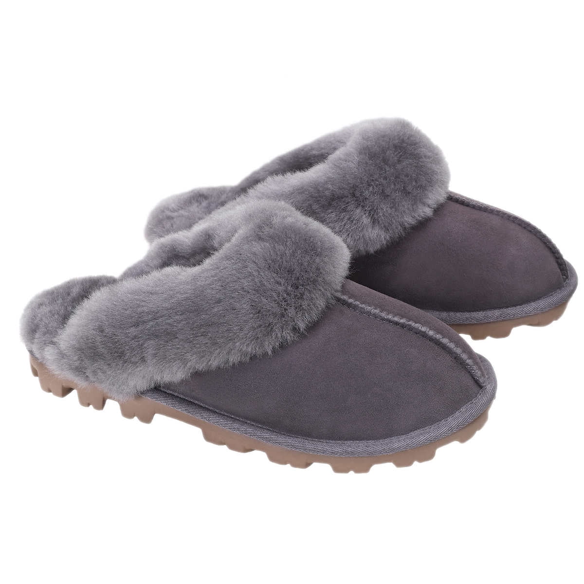 Kirkland Signature Ladies' Shearling Slipper Genuine Australian ...