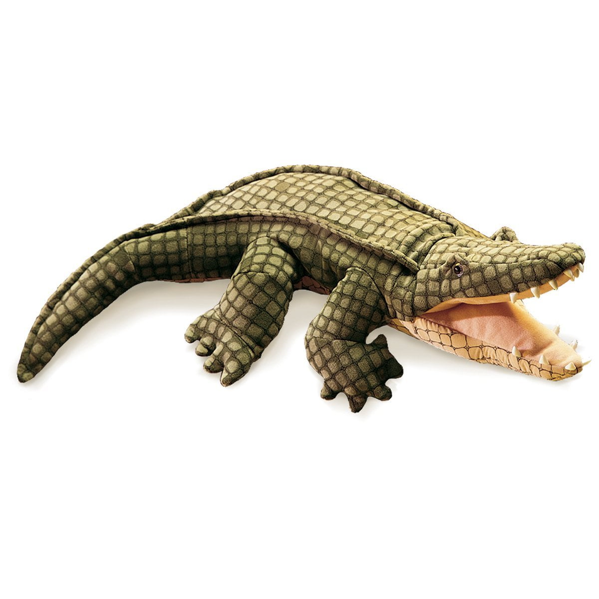 Hand Puppet - Folkmanis - Alligator New Animals Soft Doll Plush Toys ...