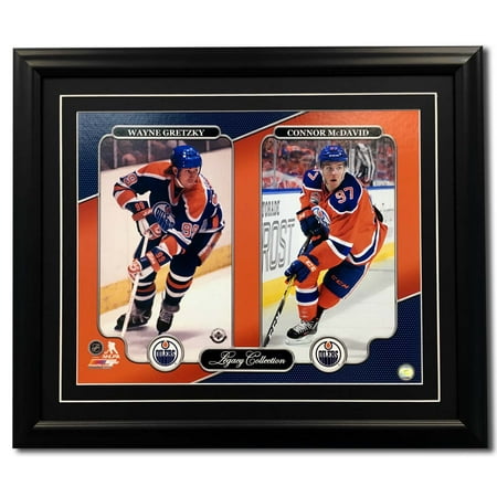 Connor McDavid & Wayne Gretzky Edmonton Oilers Legacy Collection 26x32 ...