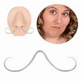 ANXPTIME Stainless Steel Moustache Septum Piercing Nose Rings Unique ...