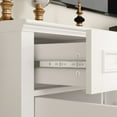 Timechee 104.3"x82.3" Complete Entertainment Wall Unit White TV Stand ...